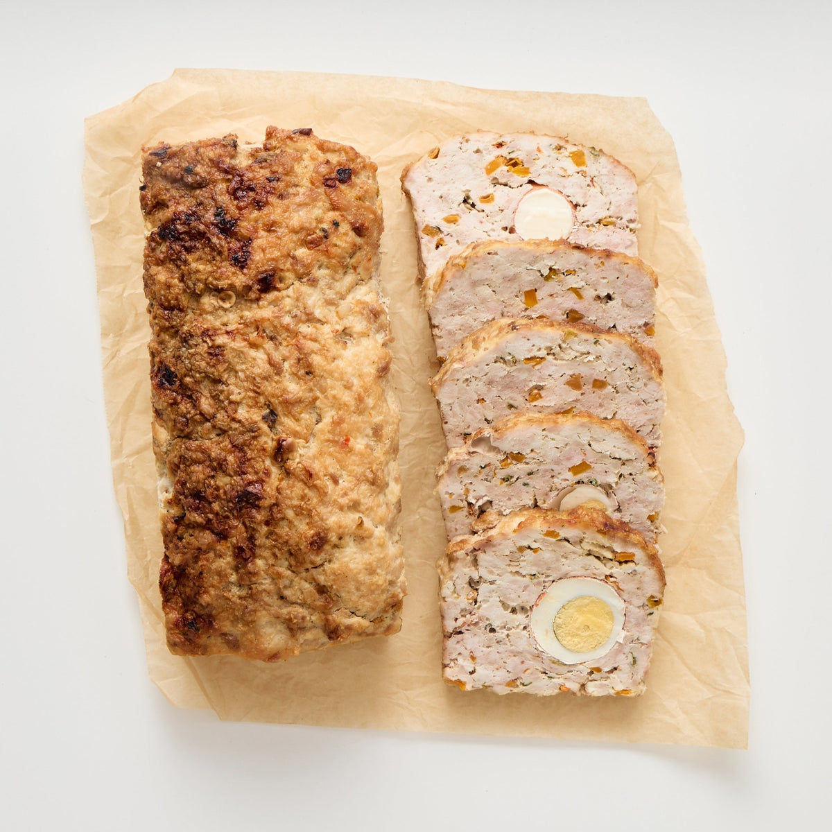 Baked Chicken, Veggie & Egg Loaf – The Pet Butcher